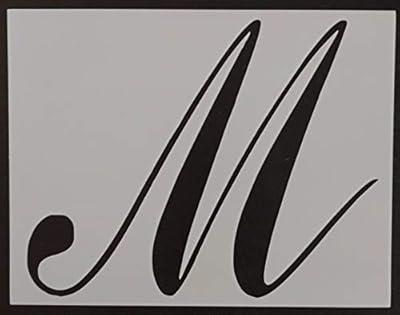 letter m script fonts