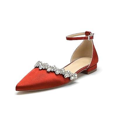 red flat shoes for wedding