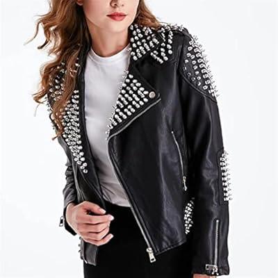 studded leather jacket plus size