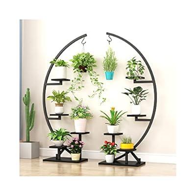 decorative metal garden shelves