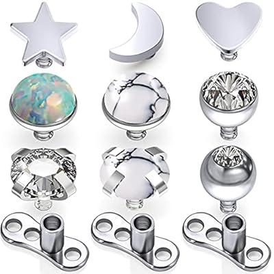 dermal piercing earring