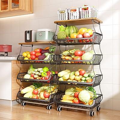 basket vegetable rack