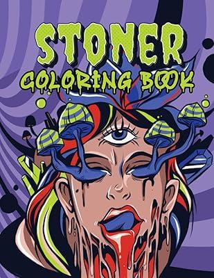 psychedelic weed coloring pages